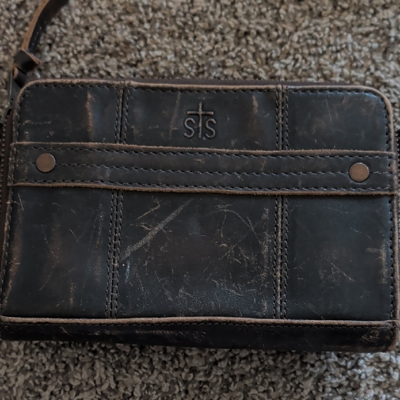 STS Ranchwear | Bags | Sts Ranchwear Distressed Leather Wallet | Poshmark